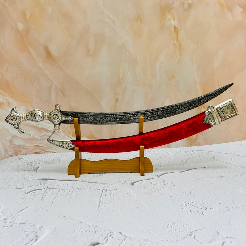 Indian Assorted Indo Persian Sikh Sword in Medium Size With Intricate ...