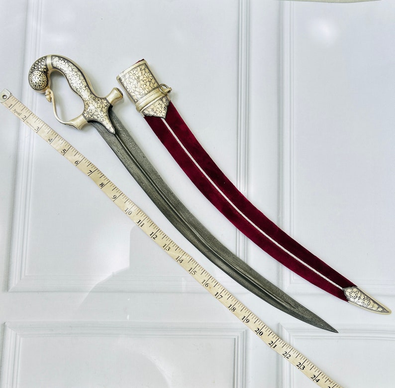 Indian Assorted Indo Persian Sikh Shamshir Sword in Medium Size With ...