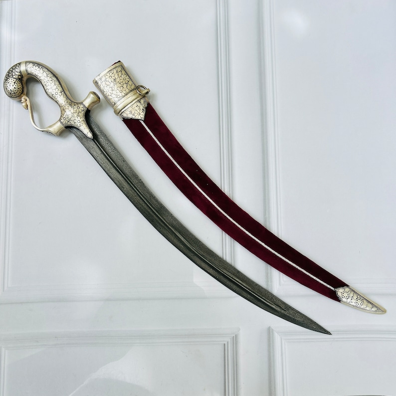 Indian Assorted Indo Persian Sikh Shamshir Sword in Medium Size With ...