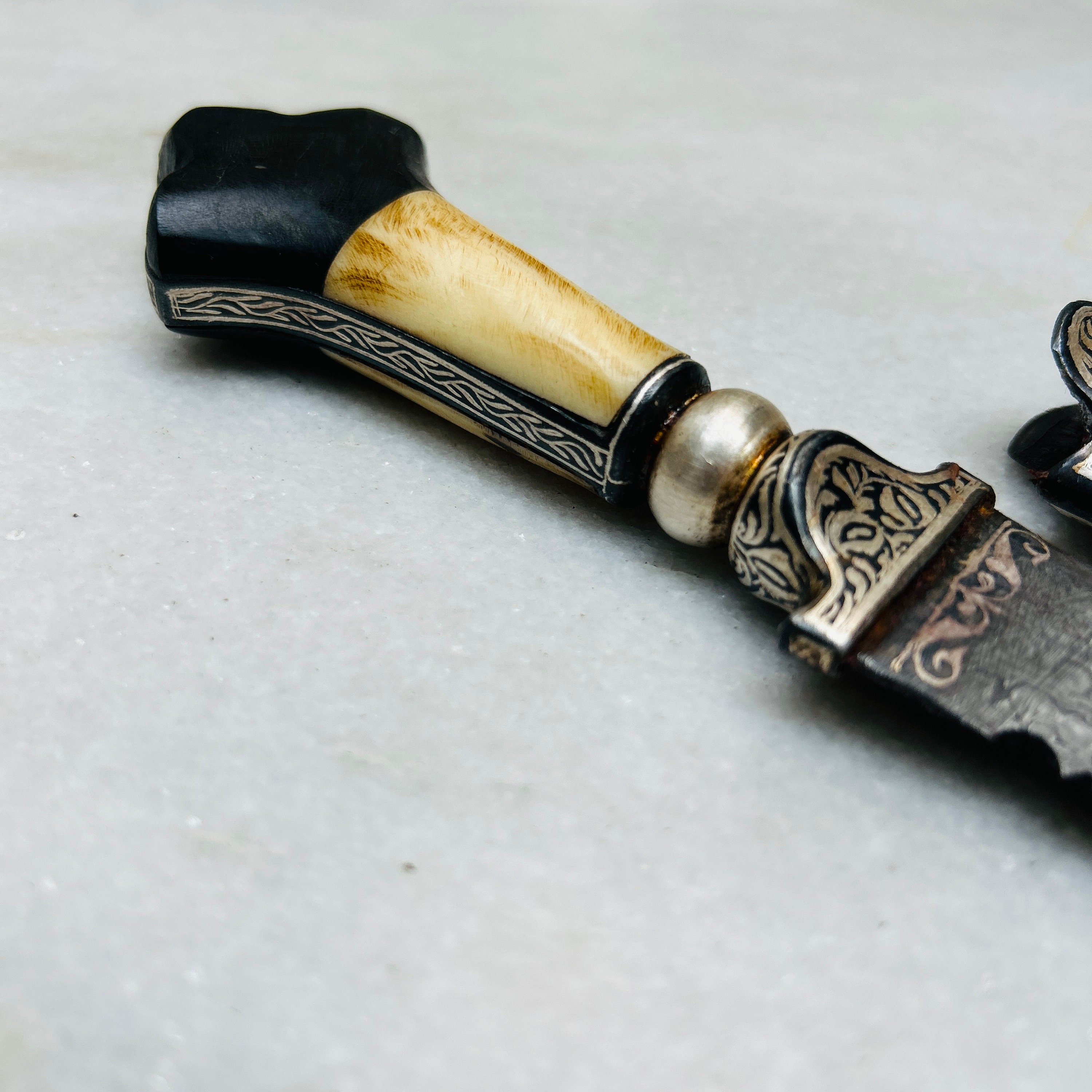 Assorted Mughal Arabic Turkish Islamic Knife Khanjar Dagger With Silver ...