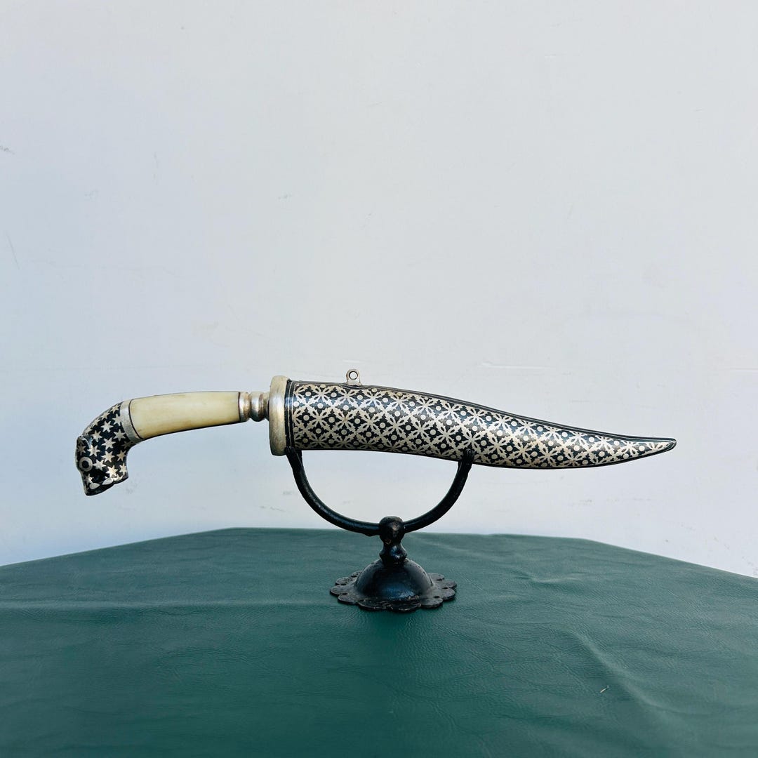 Indian Assorted Indo Persian Khanjar Dagger Knife With Beautiful Tiger ...
