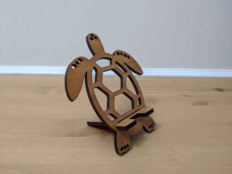 Sea Turtle Cell Phone Stand Sea Turtle Valentine's Day - Etsy