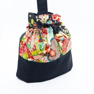 Japanese Drawstring Bag Kinchaku / Beautiful Handmade Gift Kimono ...