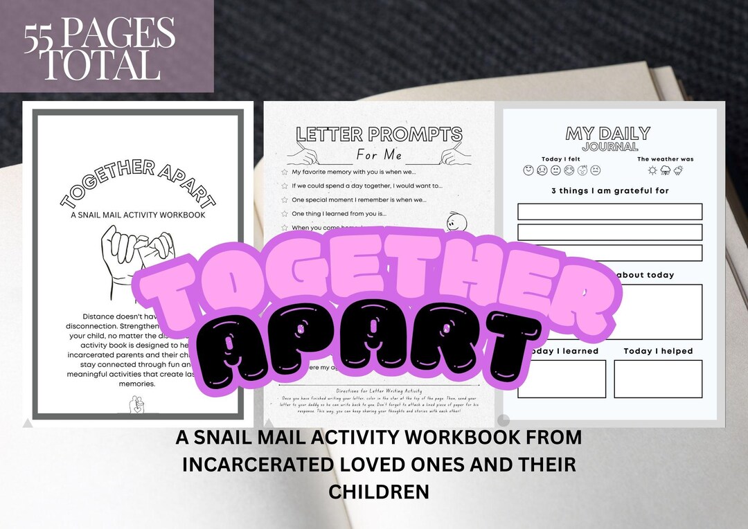 Snail Mail Activity Workbook: Incarcerated Parents & Children ...