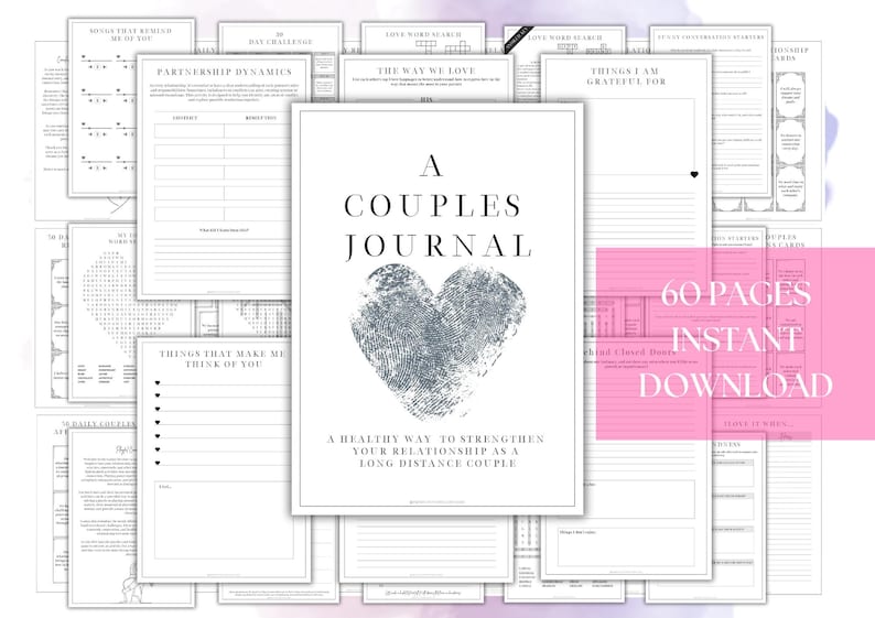 Couples Journal for Incarceration & Long Distance Relationships ...