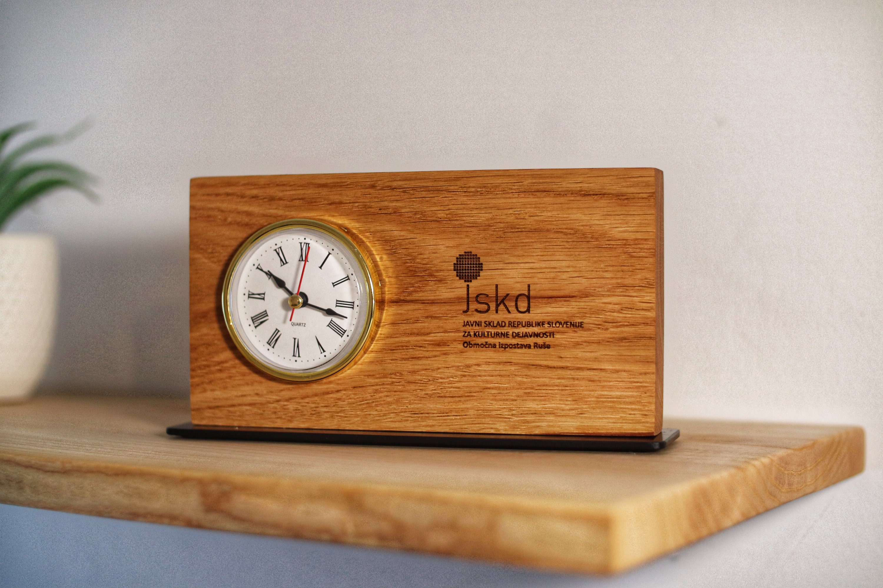 Desk Clock/office Clock/desk Accessories/unique Wooden Clock - Etsy