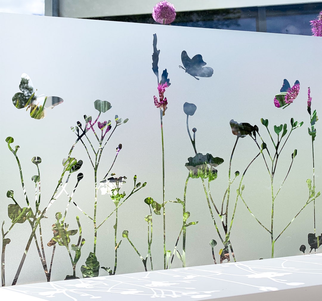 Window Film Grasses, Privacy Film, Frosted Glass Film, Sandblasted Look ...