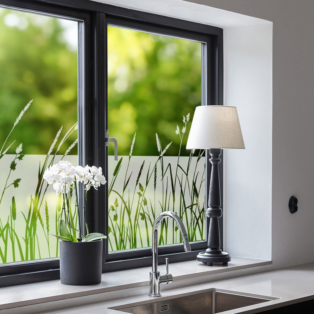 Window Film Grasses, Privacy Film, Frosted Glass Film, Sandblast Optics ...