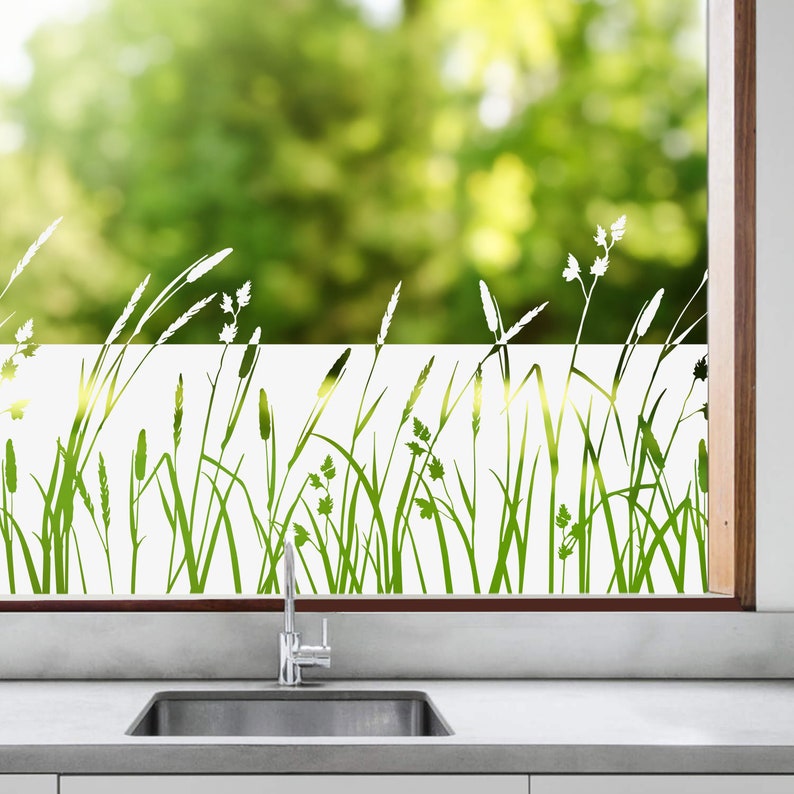 Window Film Grasses, Privacy Film, Frosted Glass Film, Sandblast Optics ...
