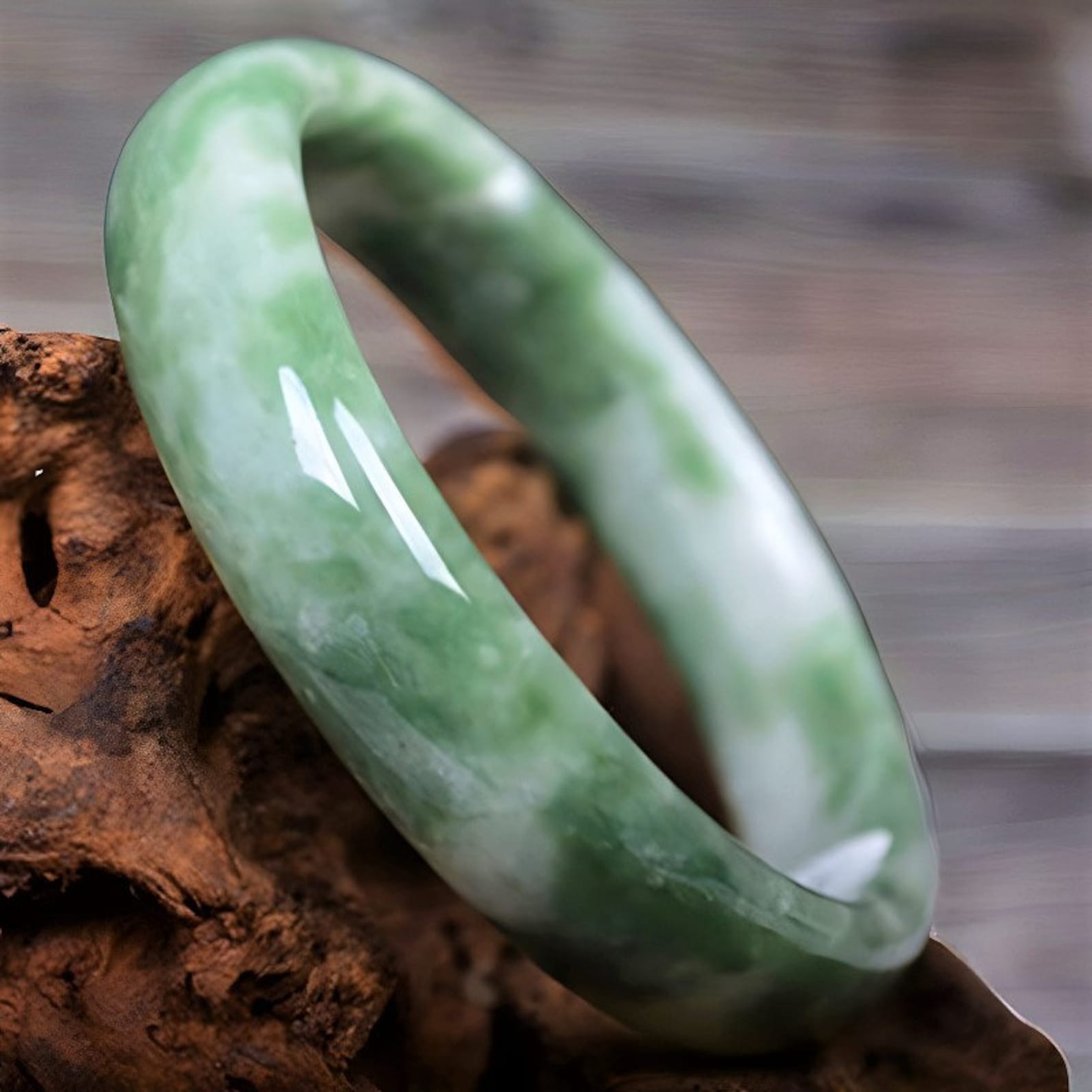 Natural!!!! Jade Bangle for Women|green Lucky Gemstone Jade Bangle ...