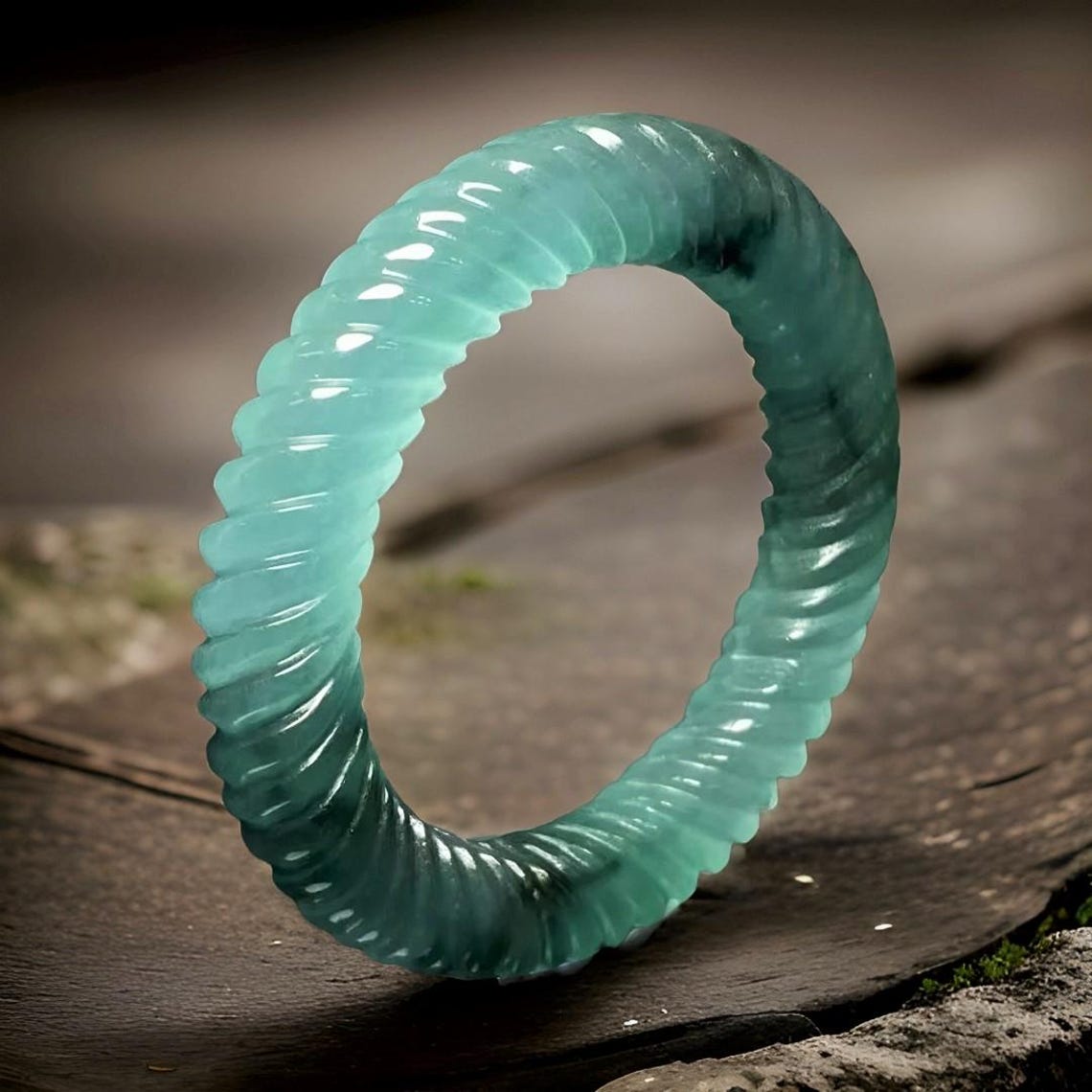 Real! Jade Bangle for Women|ice Permeating Carved Jadeite Jade Bangle ...