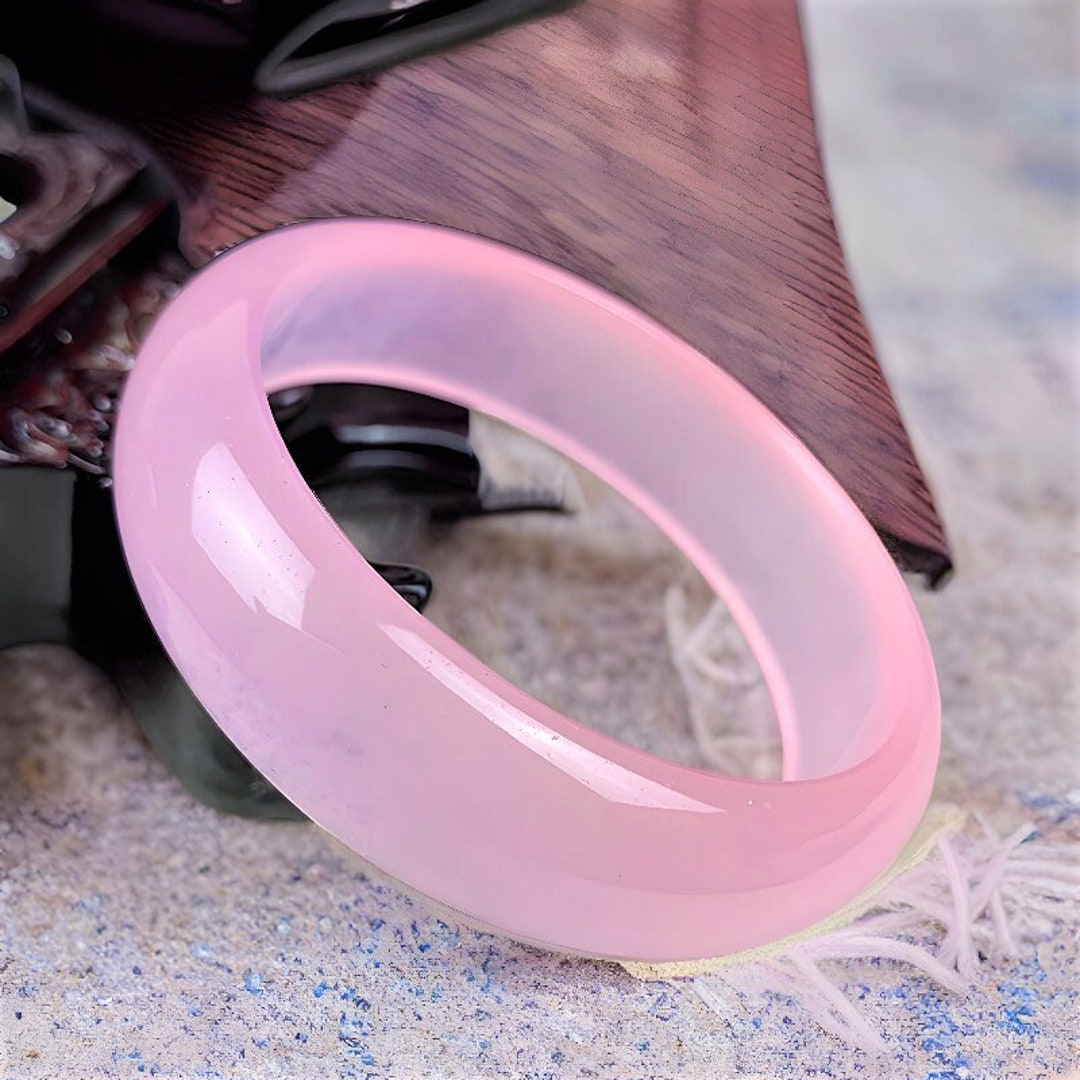 Natural!!!! Pink Jade Bangle for Women|real Pink Jadeite Lucky Jade ...
