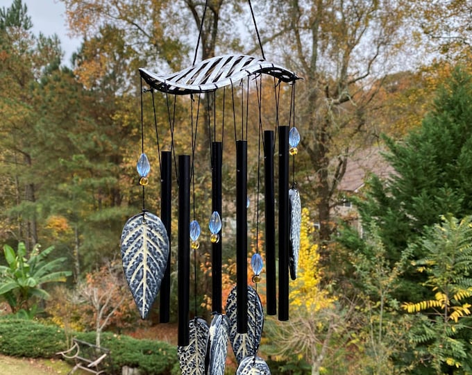 Joyous Wind Chimes, 21 Inch Forest Leaves Beautiful Wind Chimes, the ...