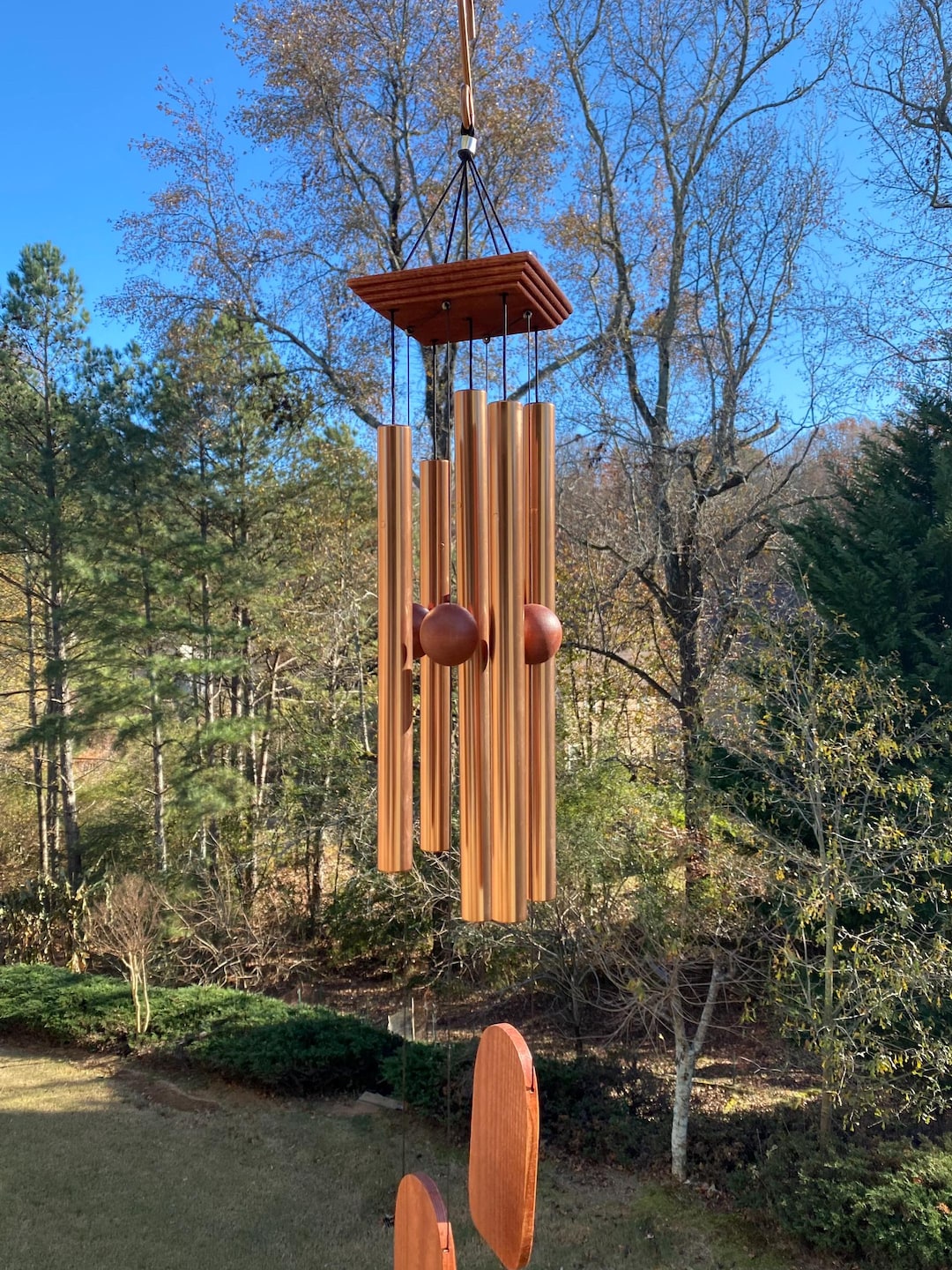 Outdoor the 36 Inch Golden Color Deep Tone Soothing Melodic Tunes Wind ...