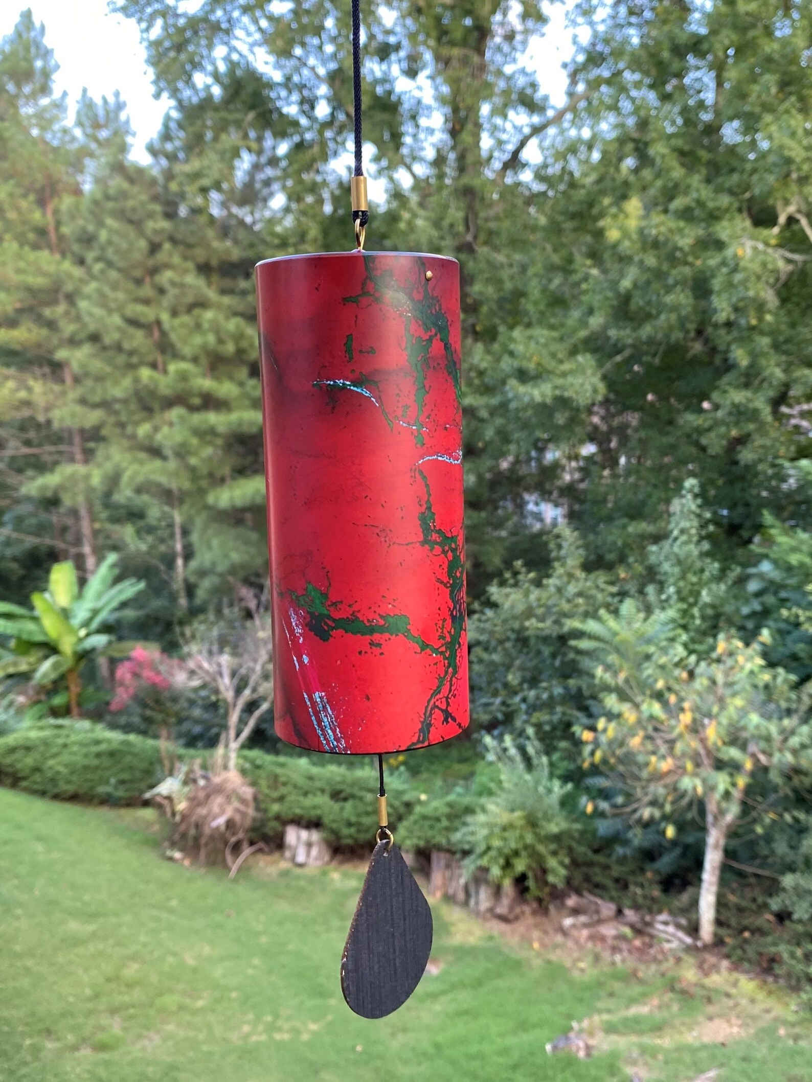 Joyous Wind Chime 15 Inch Beautiful Red Color Wind Chime the - Etsy