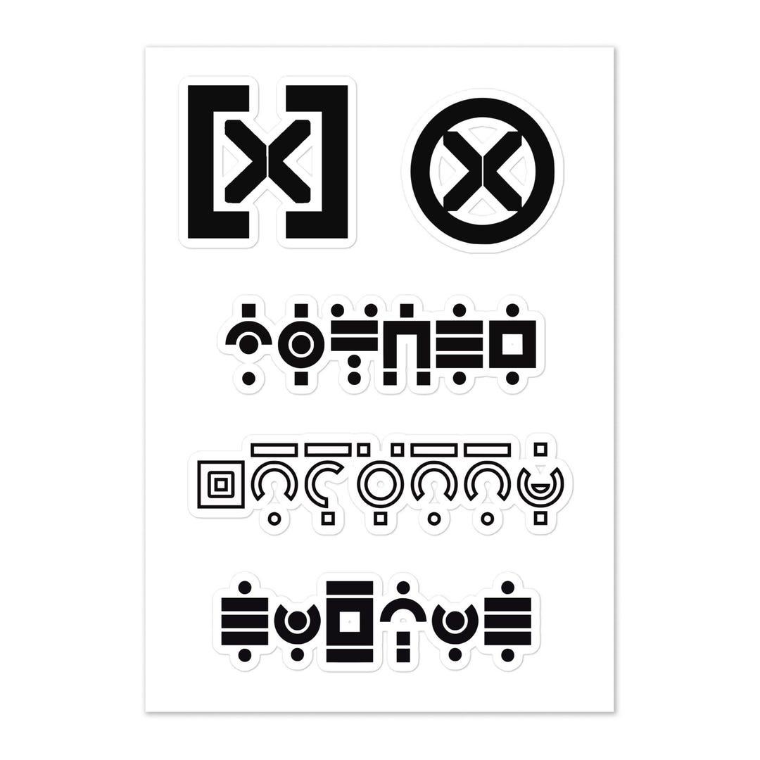 Sticker Sheet - Krakoan Era Logos, Gifted, Uncanny, Evolve - Etsy