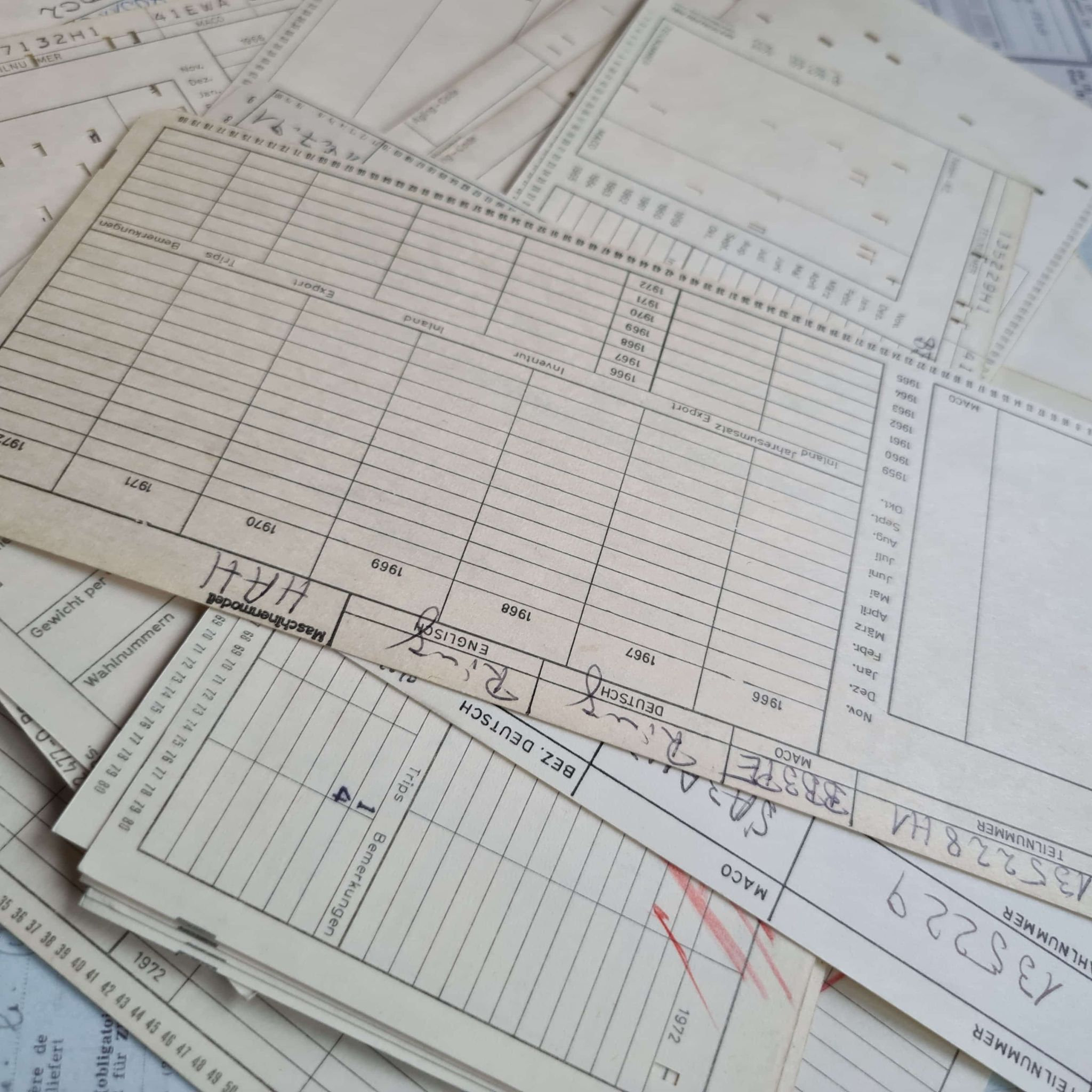 Vintage Index Cards - Etsy