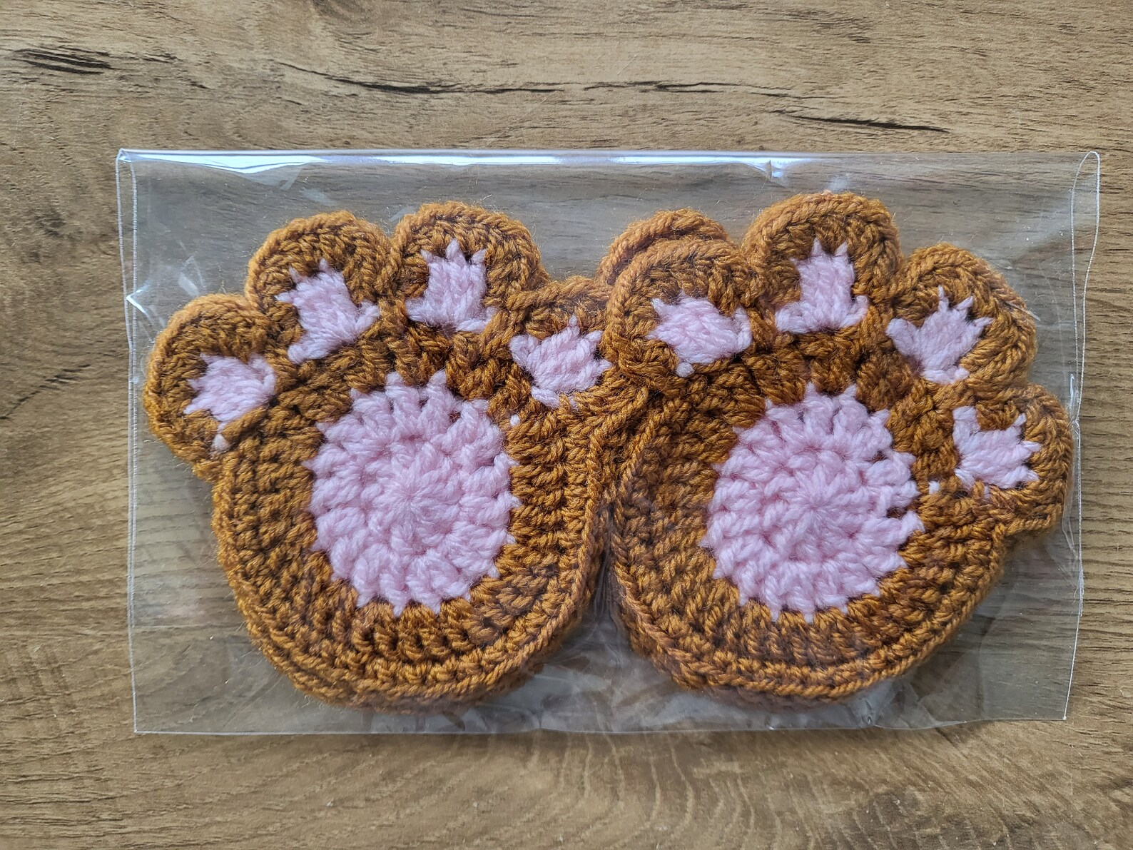 Paw Print Shaped Coasters, Set of 4, Cute, Stylish and Pawfect for Any ...