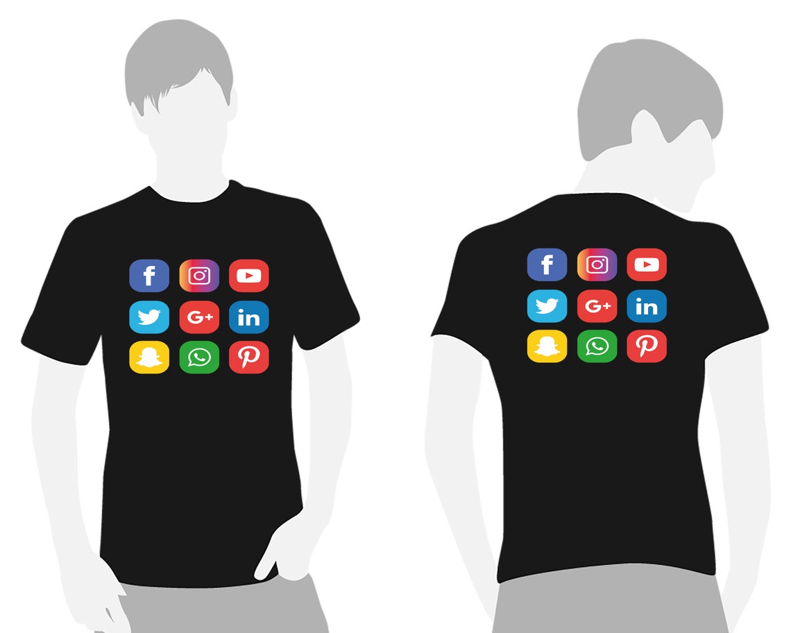 Social Media Icons Square App Icon Collection - Etsy