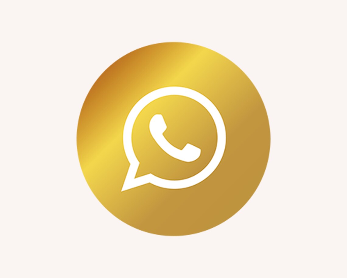 Gold Social Media Icons PNG App Collection - Etsy