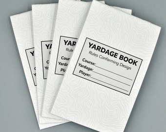 Personalized Yardage Book Cover Handcrafted From Italian | Etsy