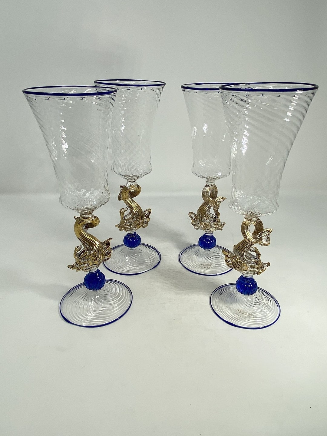 Stemware From Murano Italy - Etsy