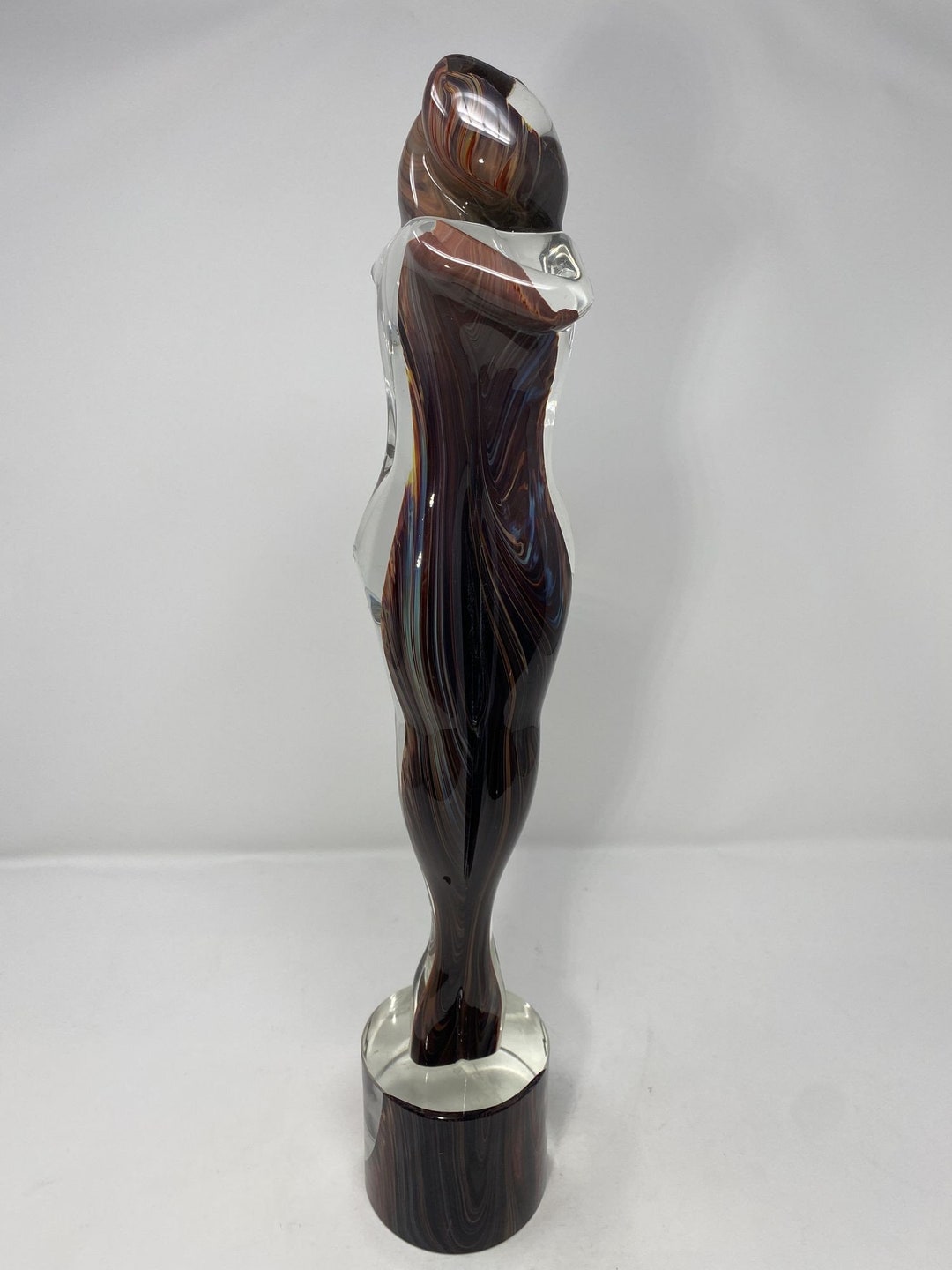 Amati Murano Glass Lovers Statue - Etsy