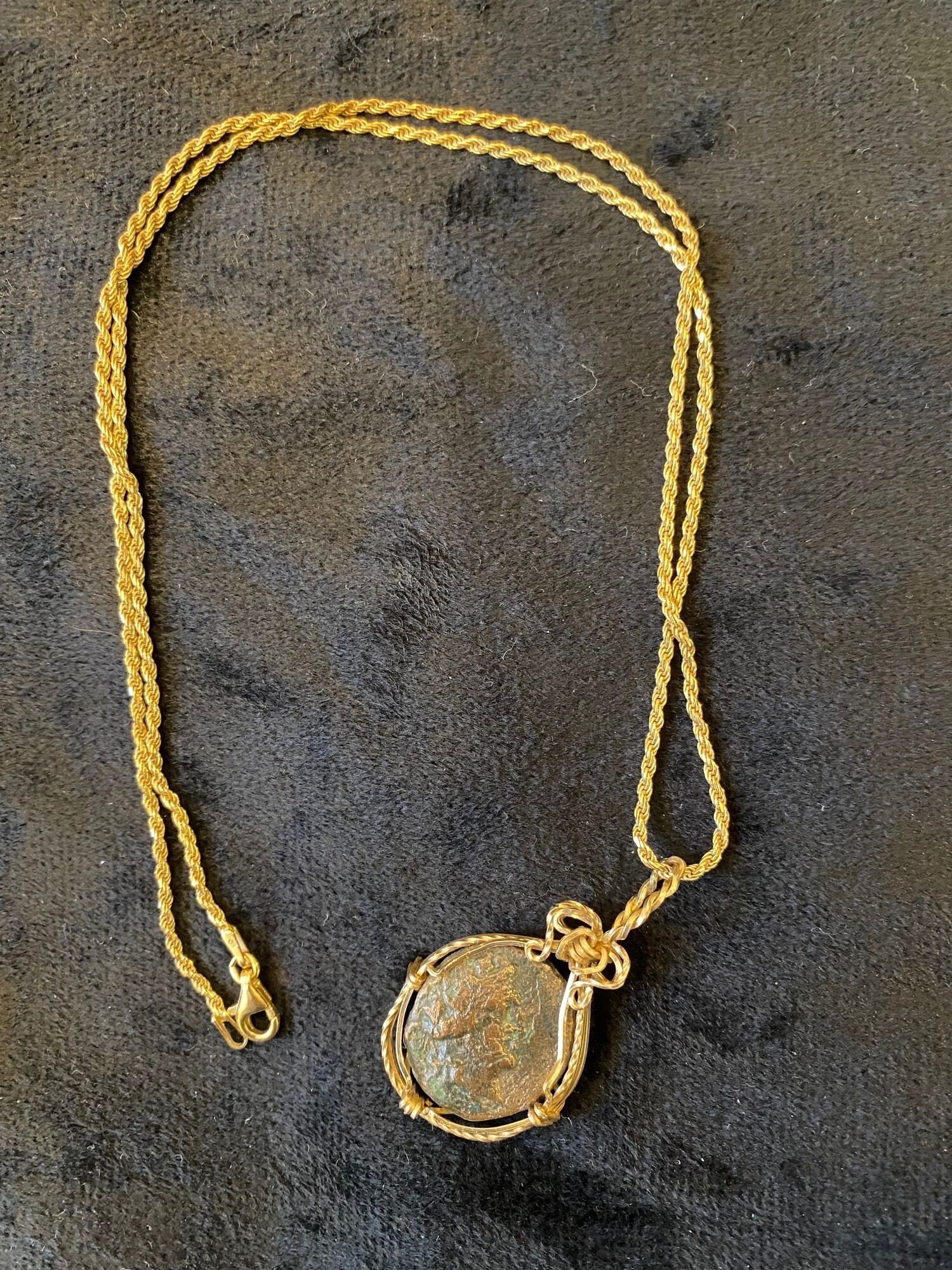 Hercules & Bacchus Ancient Greek Coin - Etsy