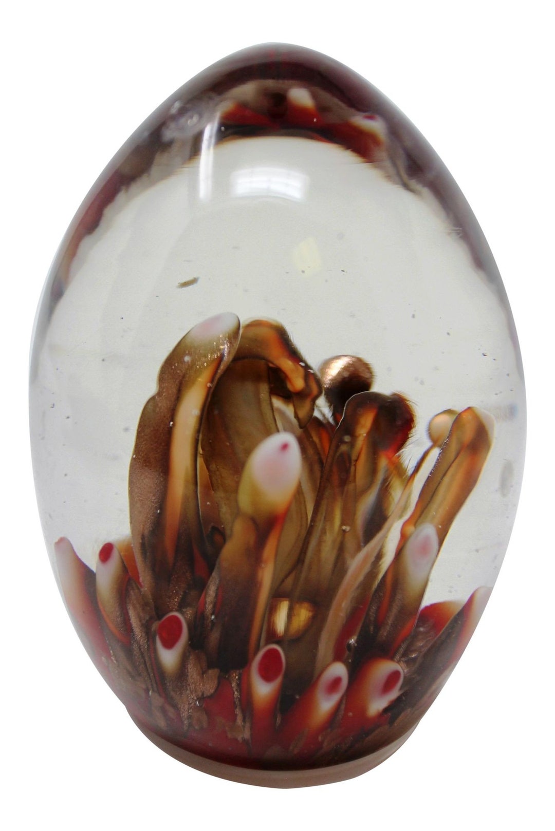 Vintage Murano Glass Paperweight - Etsy