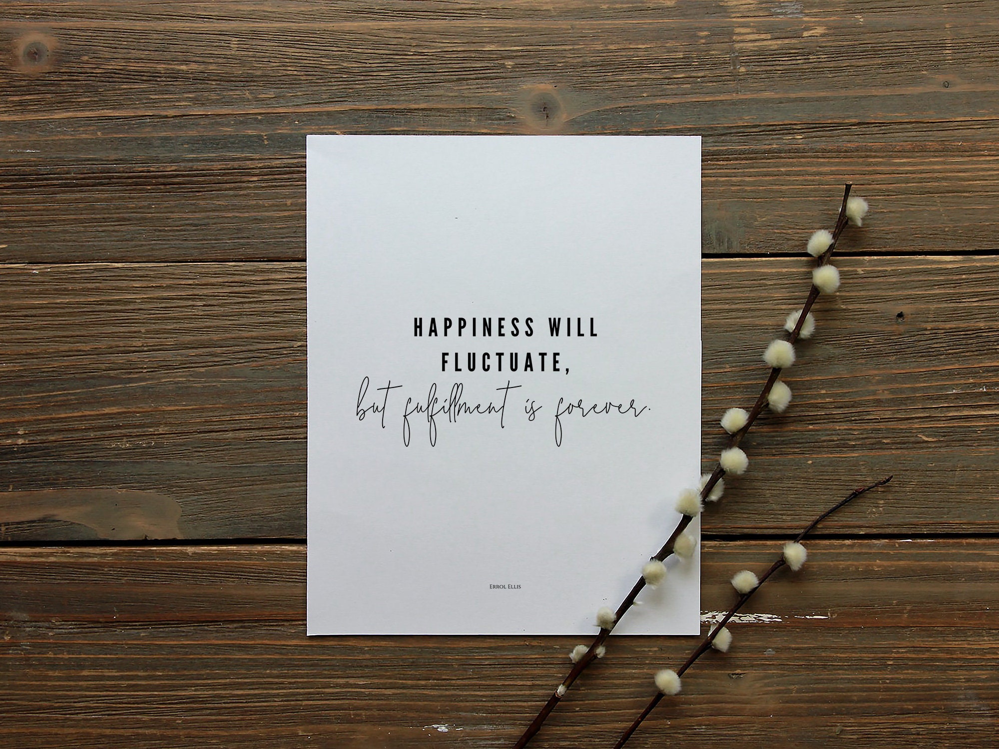 Happiness Quote Printable Joyful Prints Happiness is a - Etsy