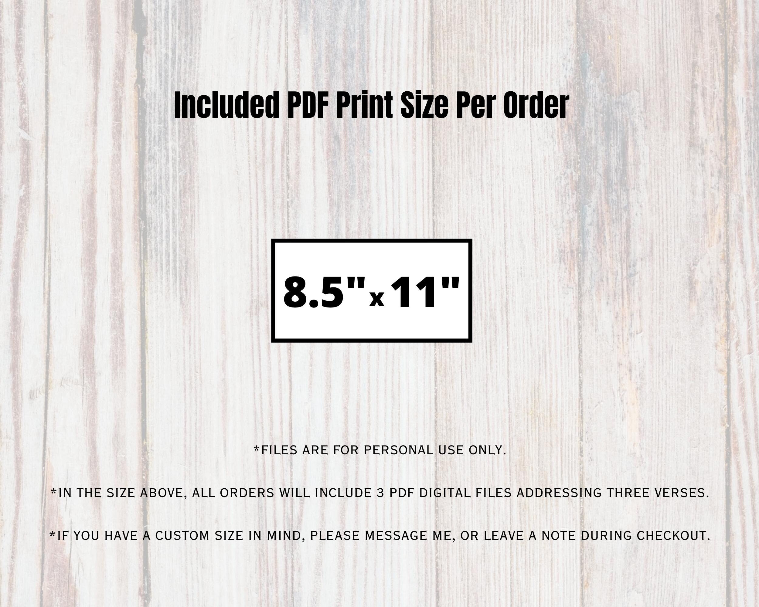 Printable Christian Study Verse Template, Bible Study Template PDF ...