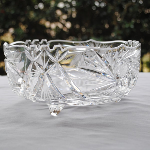 Poland Lead Crystal Bowl - Etsy