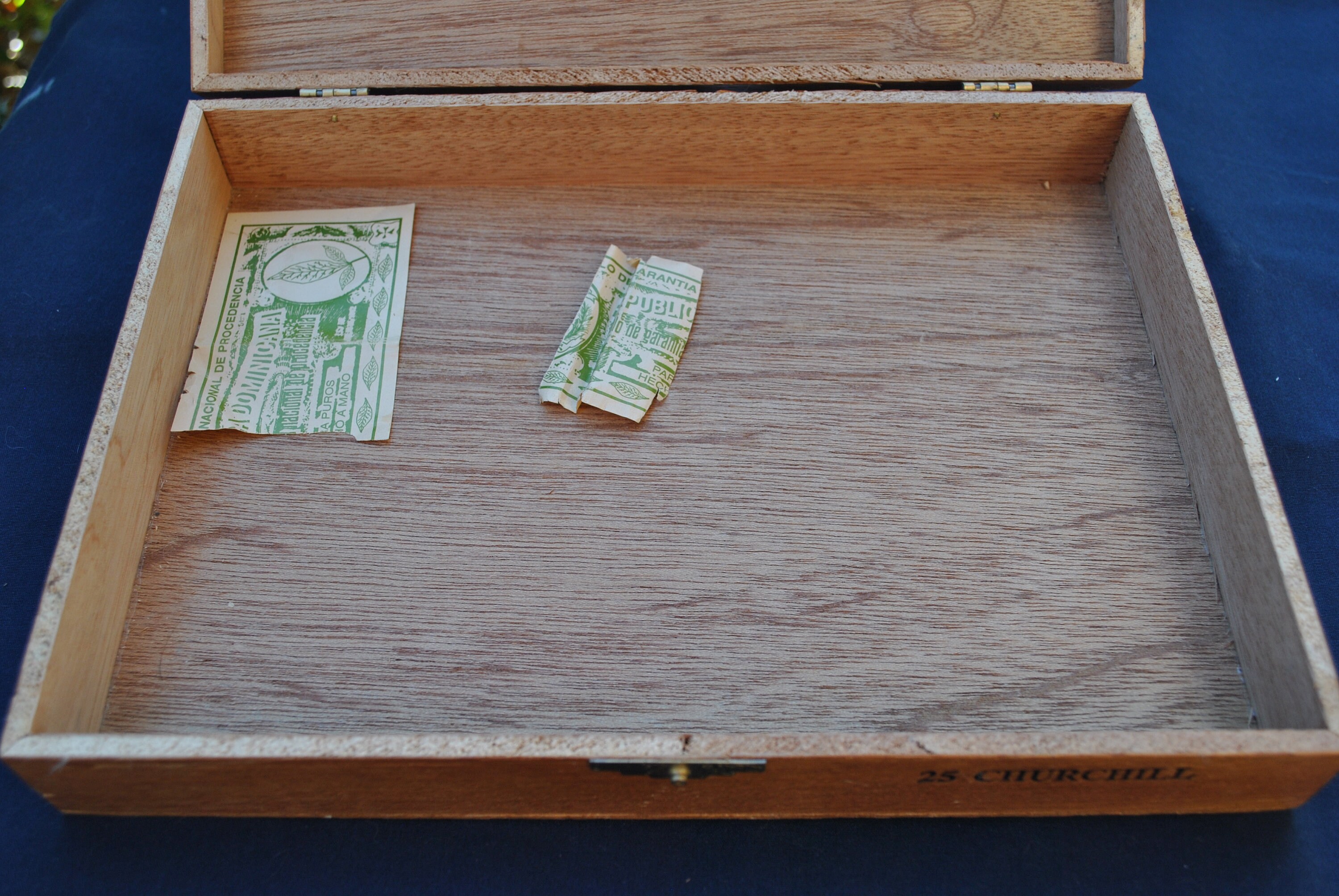 Vintage Bacchus Cigars All Wood Cigar Box Dominican Republic - Etsy