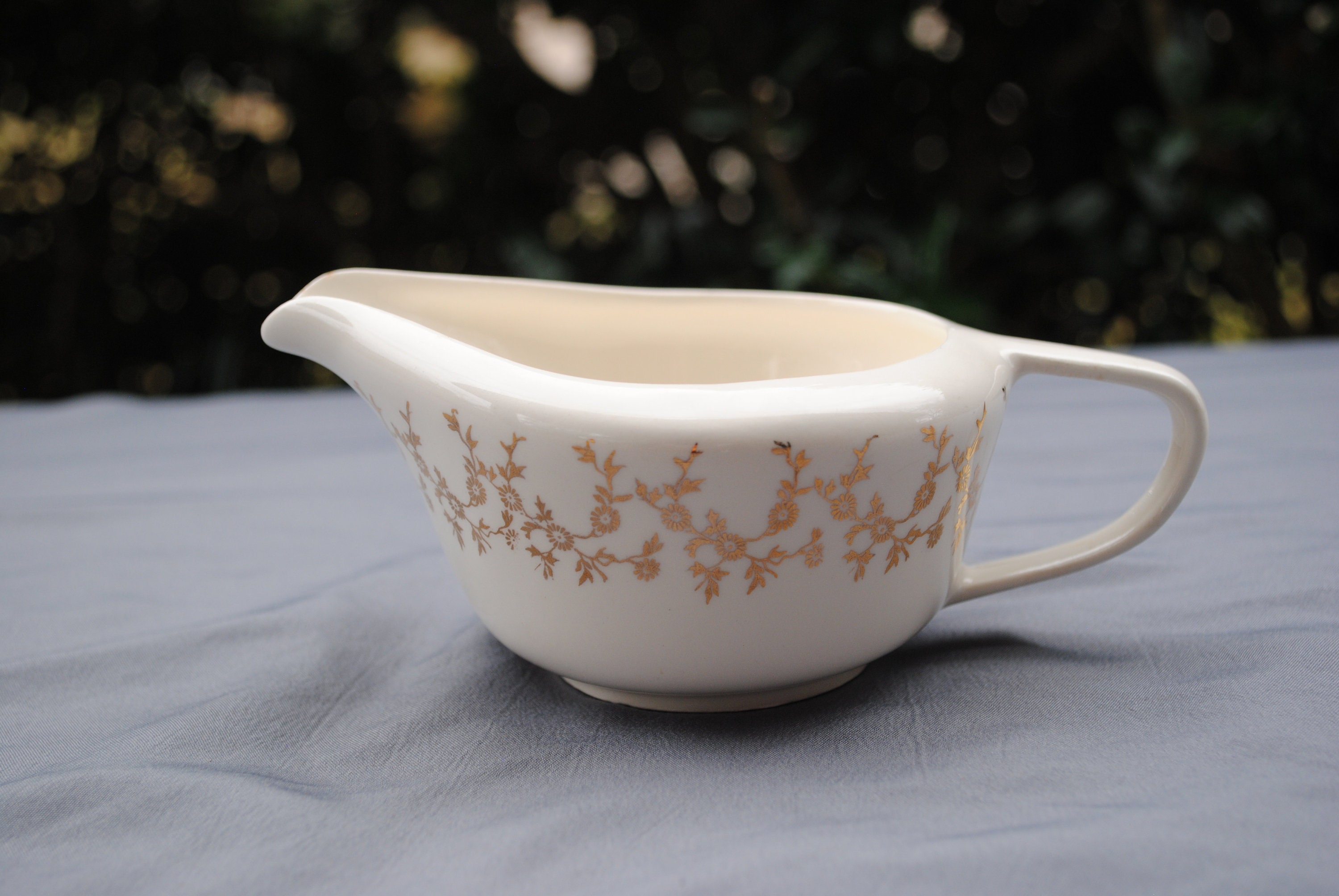 French Saxon China Set 22KT Gold Design Damask Trim - Etsy