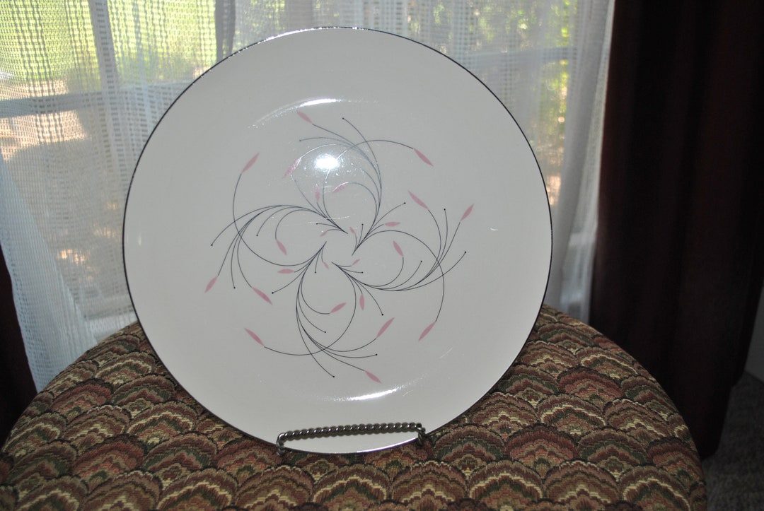 Vintage Homer Laughlin Rhythm Capri Pattern Coupe Dinner Plate Retro ...