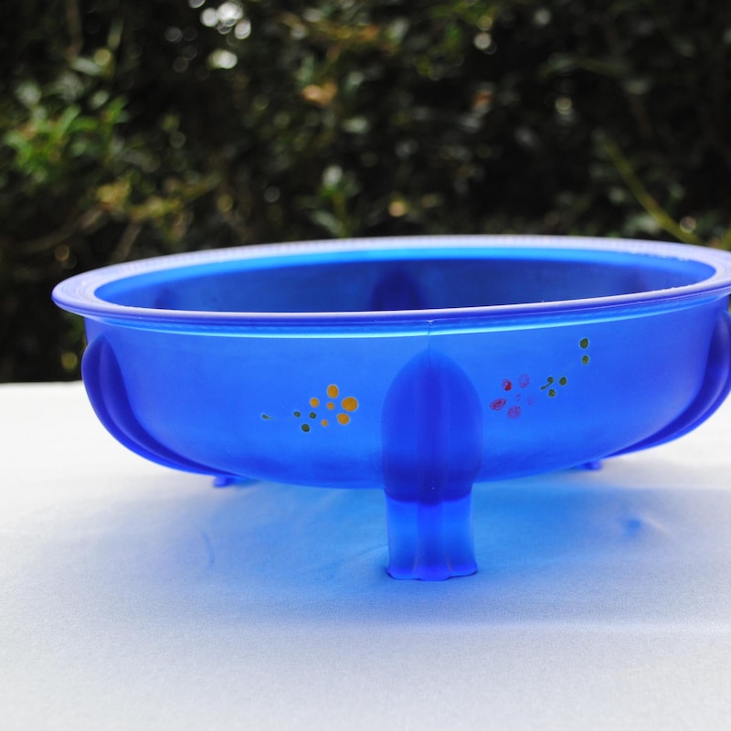 Cobalt Blue Console Bowl - Etsy