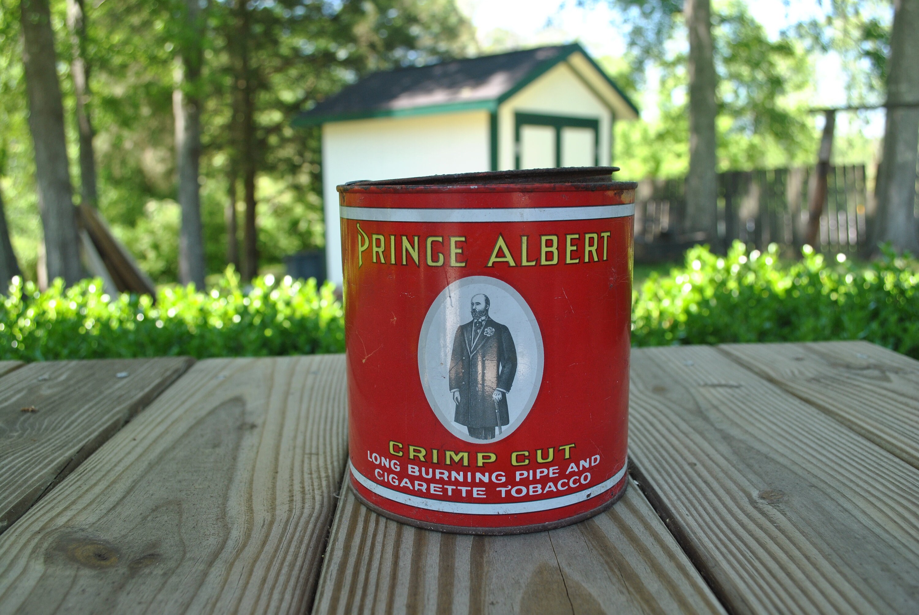 Vintage Prince Albert Crimp Cut Tobacco Tin - Etsy