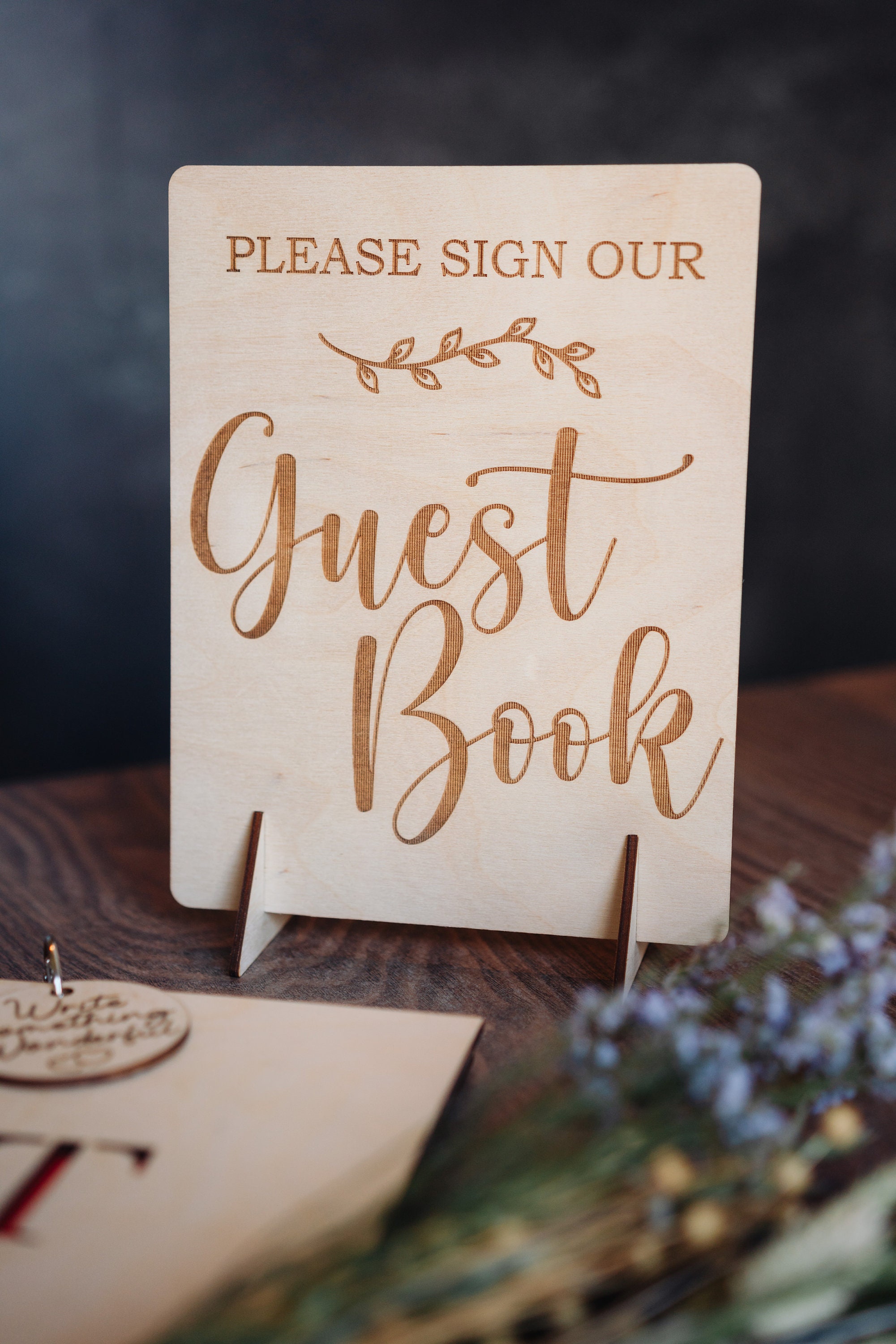 Guestbook Sign Please Sign our Guestbook Sign Wedding | Etsy