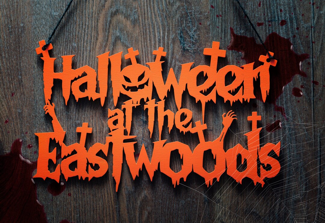 Halloween Decor Family Name Sign! Spooky and Personalised Sign and Wall ...