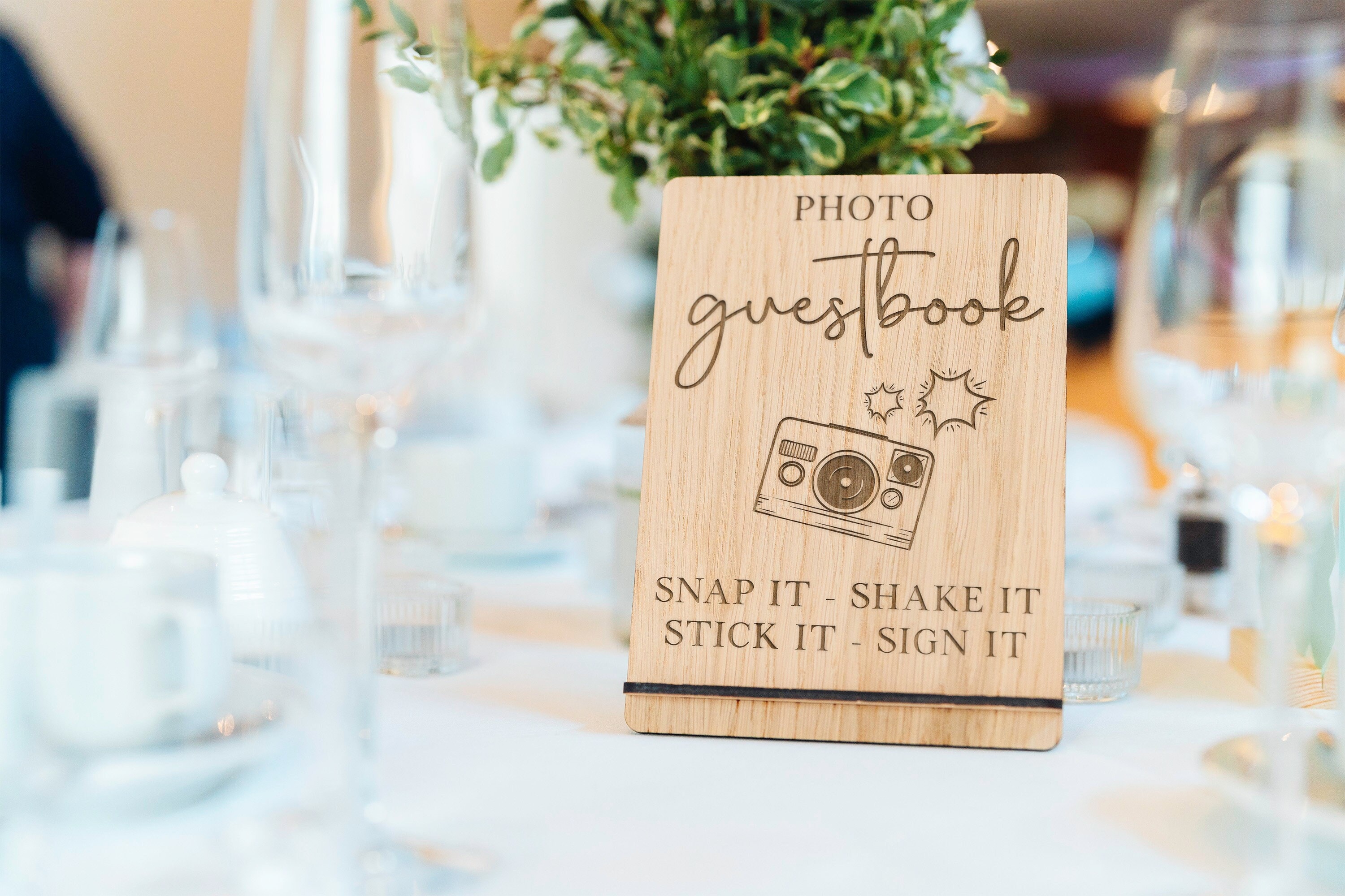 Photobook Photo Guest Book Wedding Sign | Snap It, Shake It, Stick It ...