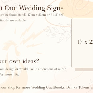 Wedding Cake Sign | Cake Menu Sign | Flavours Cake Table Sign | 2 and 3 ...