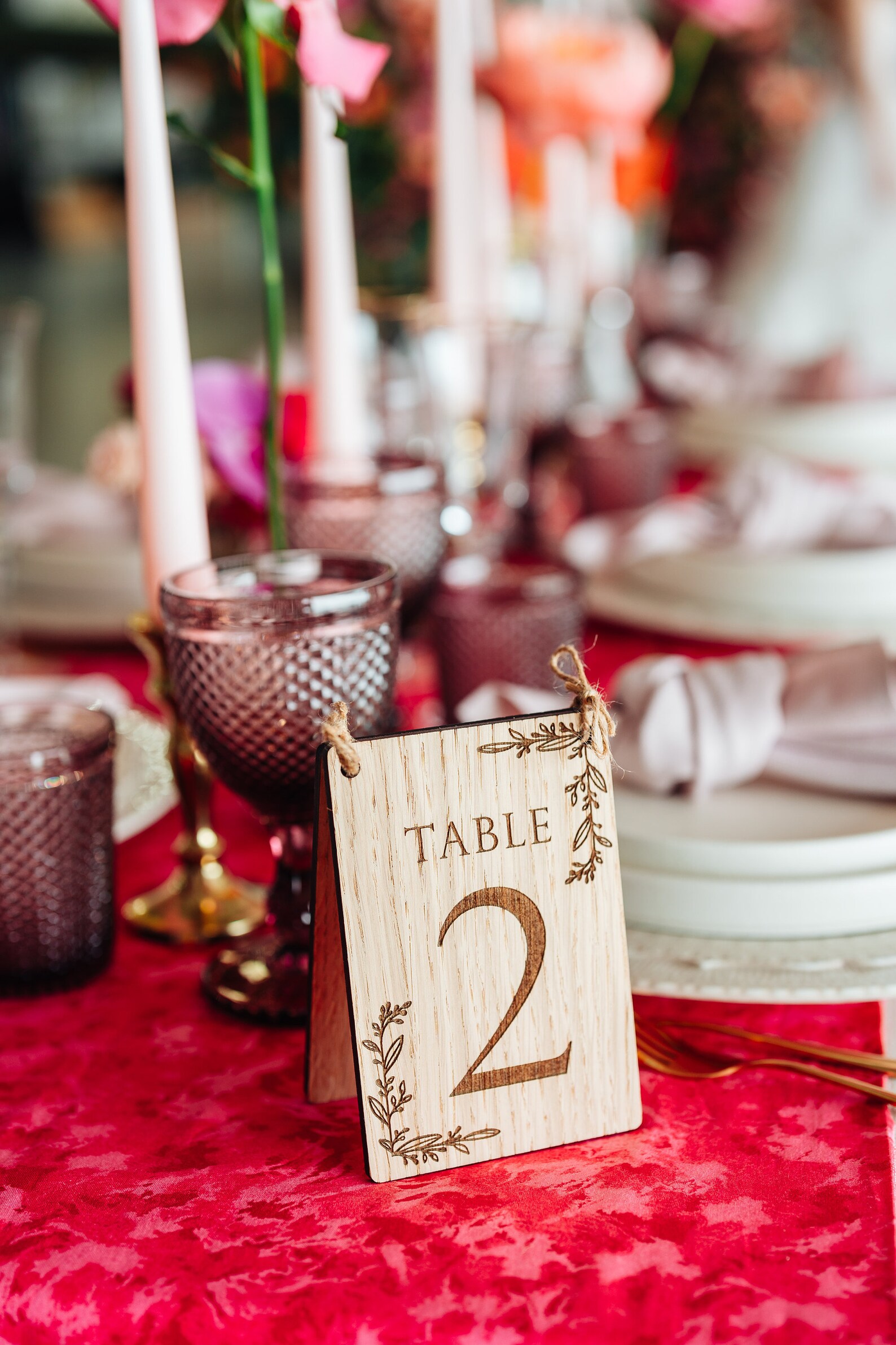 Wooden Wedding Table Numbers | Rustic Wedding Decorations | Boho Table ...