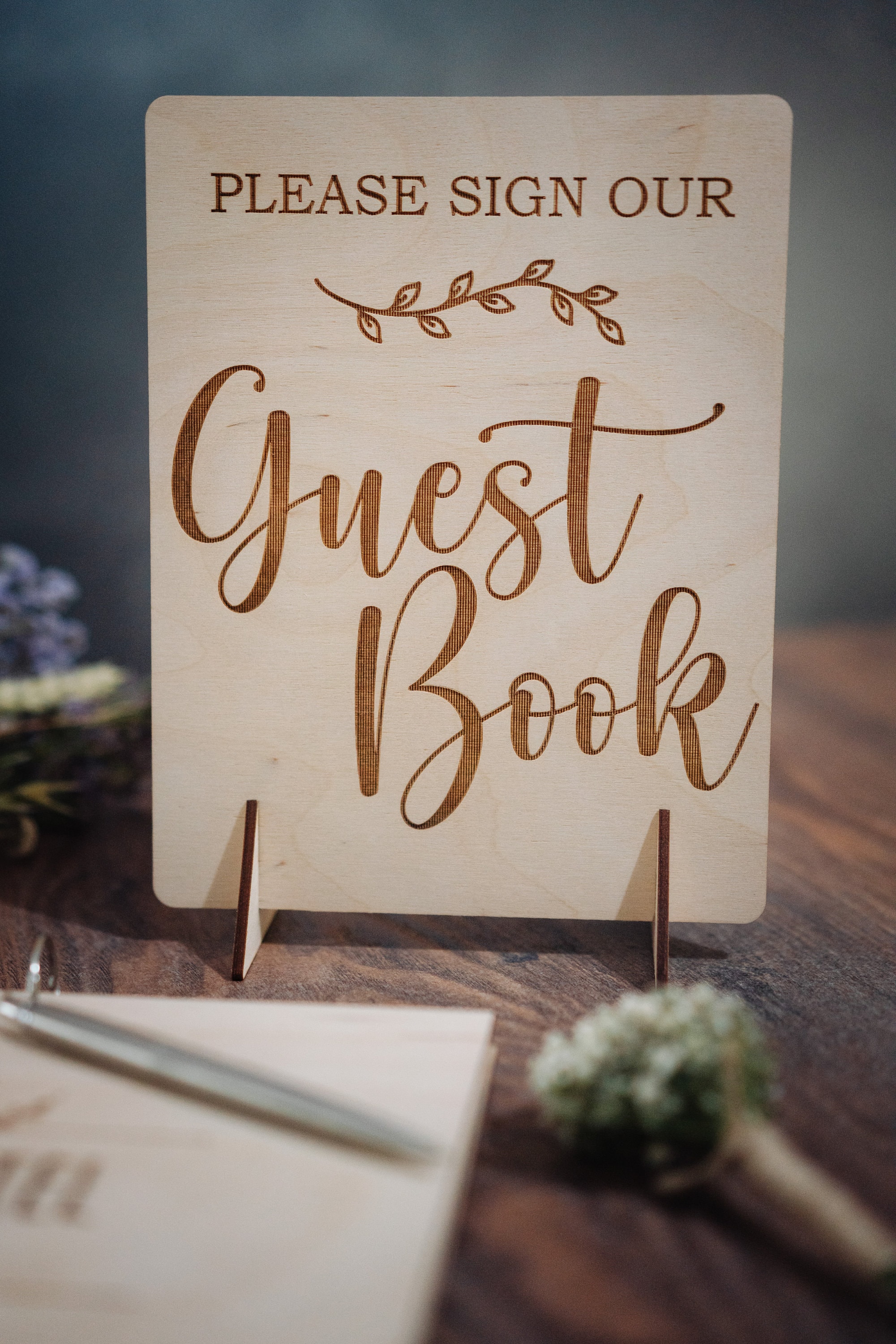 Guestbook Sign Please Sign our Guestbook Sign Wedding | Etsy