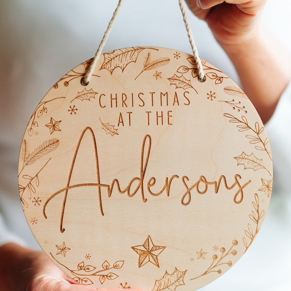 Christmas Personalized Sign - Etsy
