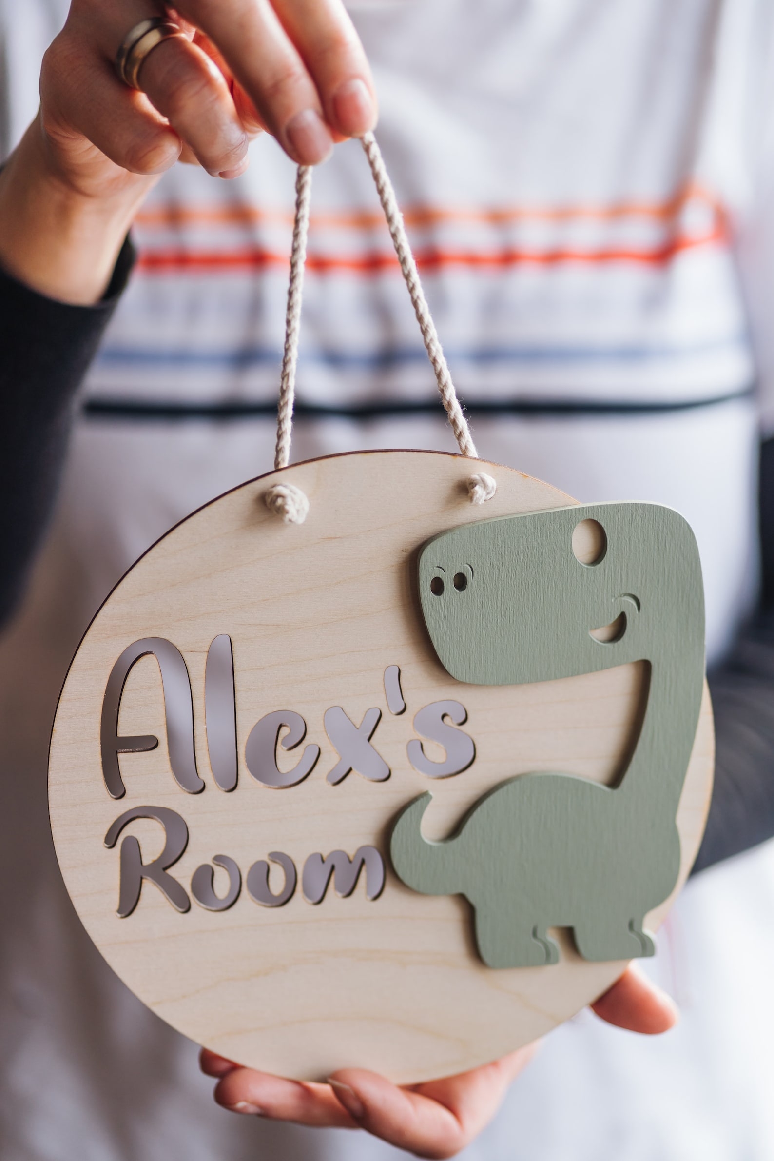Kids Dinosaur Sign Personalised and Cute Perfect for - Etsy