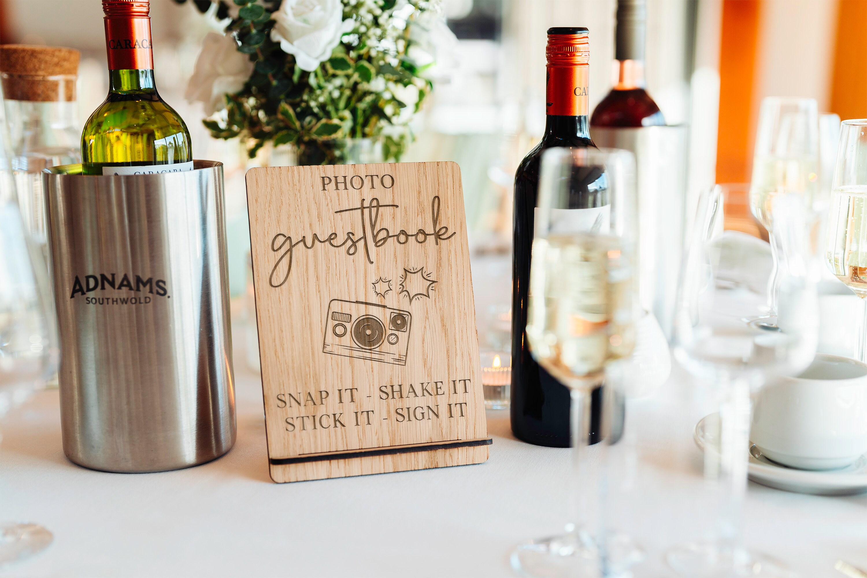 Photobook Photo Guest Book Wedding Sign | Snap It, Shake It, Stick It ...