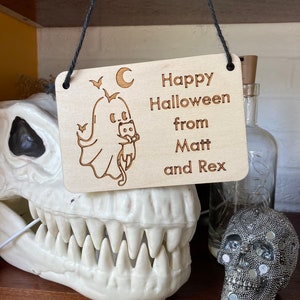 Halloween Decor Ghost With Dog or Cat Sign! Cute, Spooky and ...