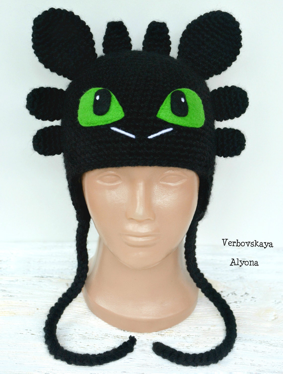 Toothless Hat Crochet Toothless Beanie Dragon Beanie Knit - Etsy