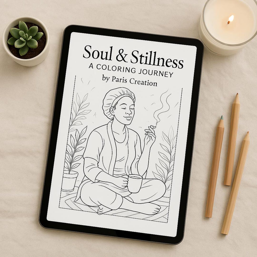 Soul & Stillness: Black Woman Affirmation Coloring Book – Self Care ...