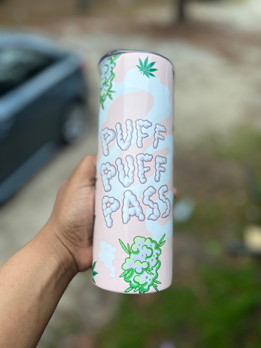 420 20oz Tumbler Weed Marijuana Puff Puff Pass Stoner Gift Ideas Herbal ...